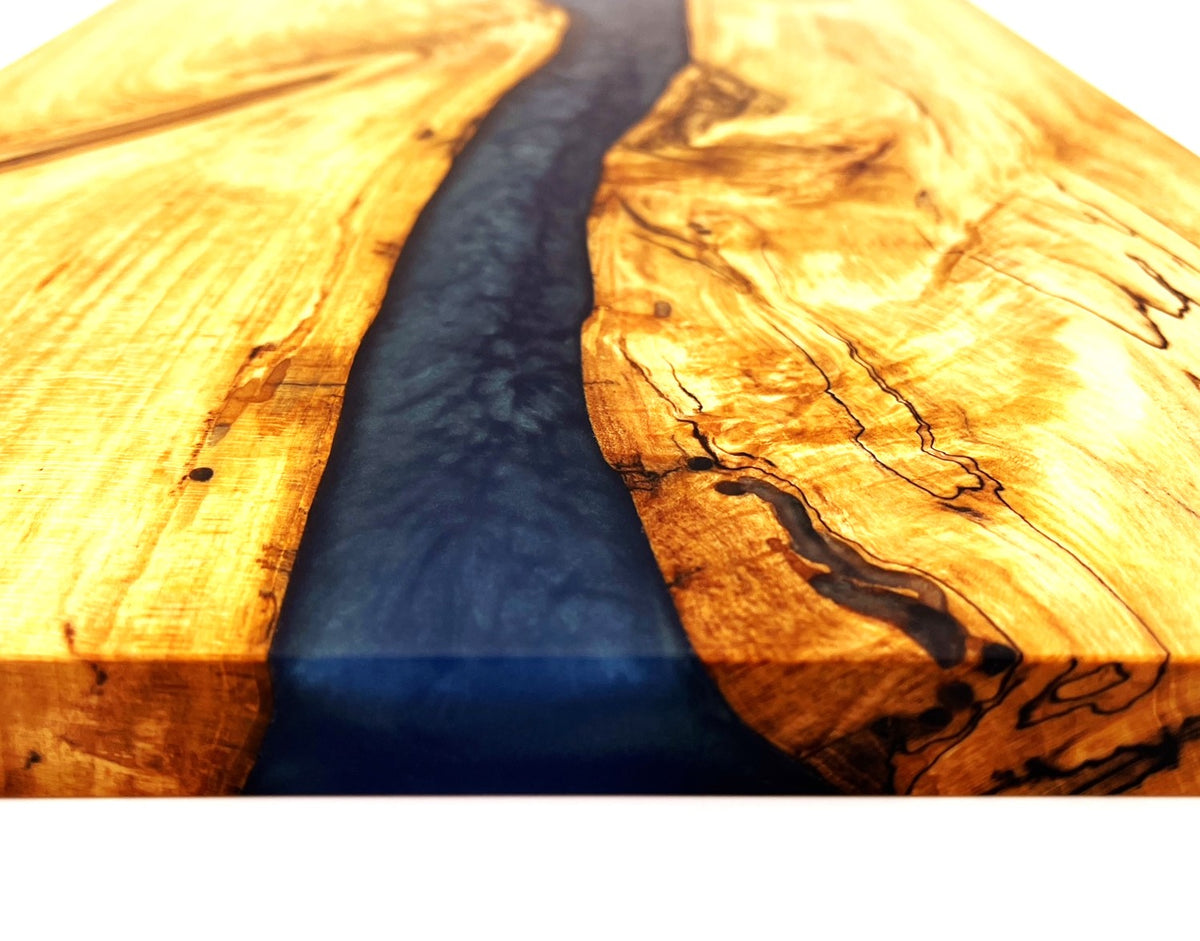 Spalted Maple Epoxy Resin River Cutting Board – The WoodenStone