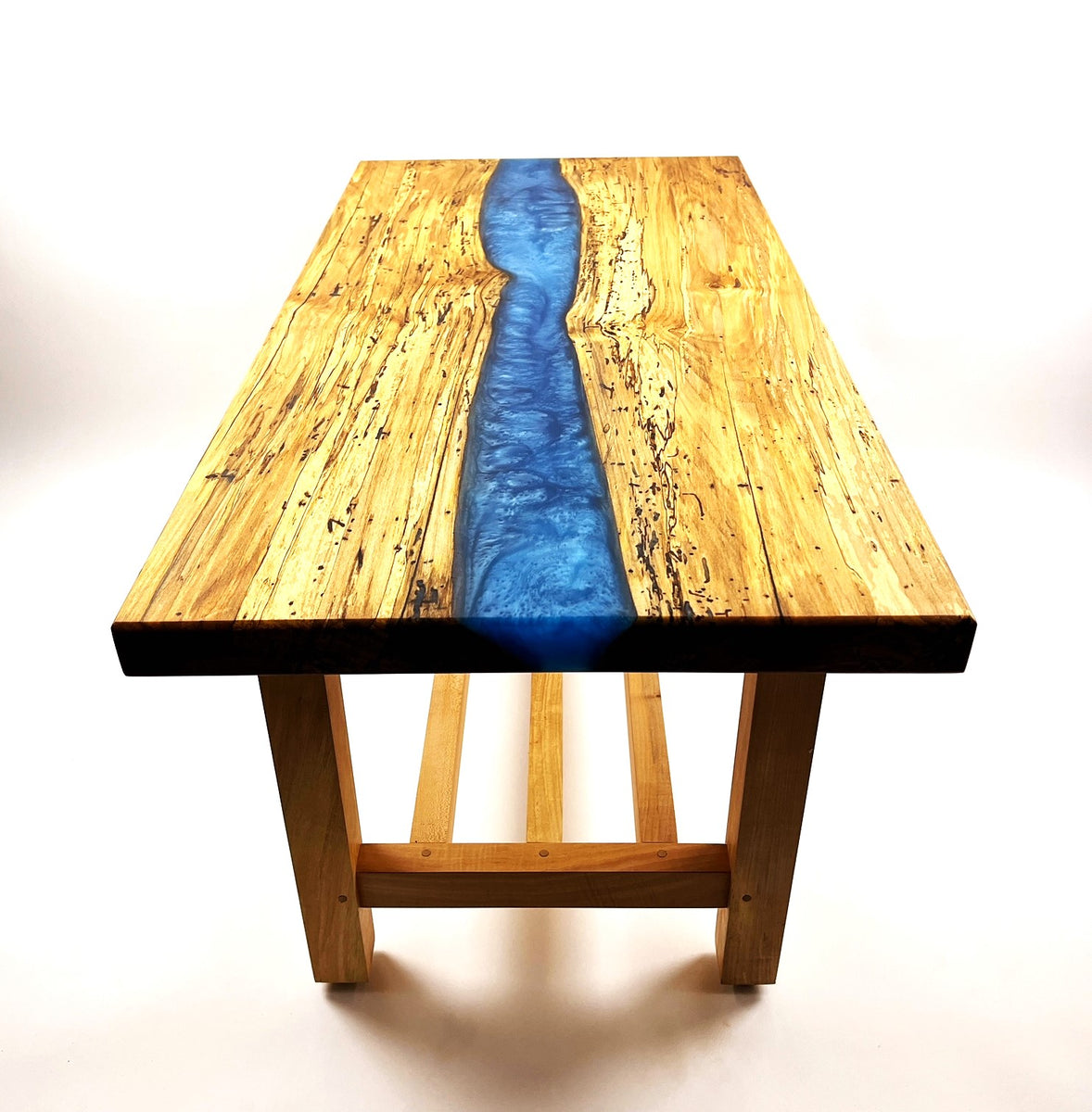 Spalted Maple Epoxy Resin River Coffee Table – The WoodenStone