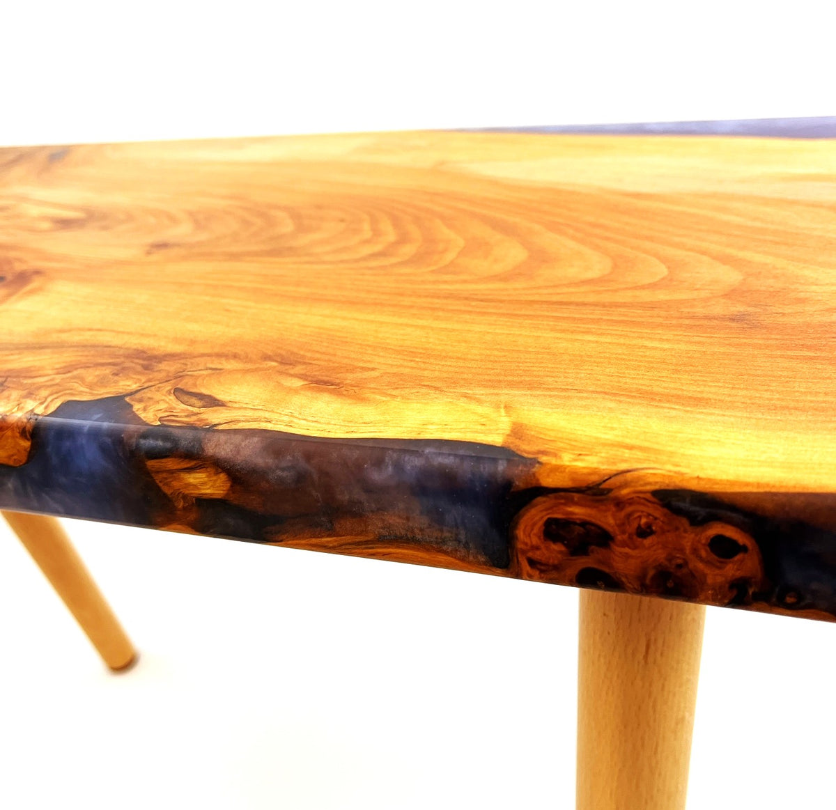 Applewood Epoxy Resin Bench – The WoodenStone