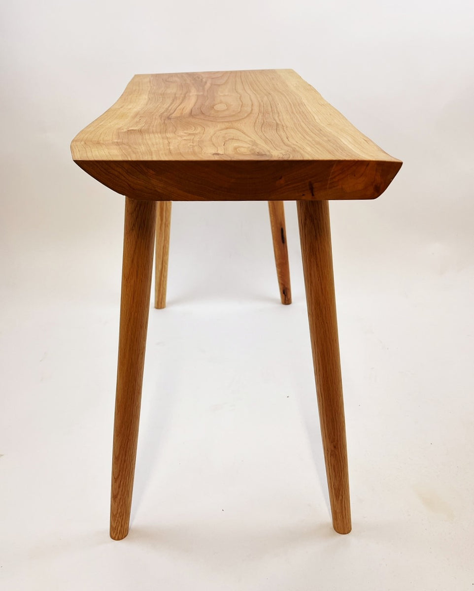 Live Edge Cherry Bench – The WoodenStone