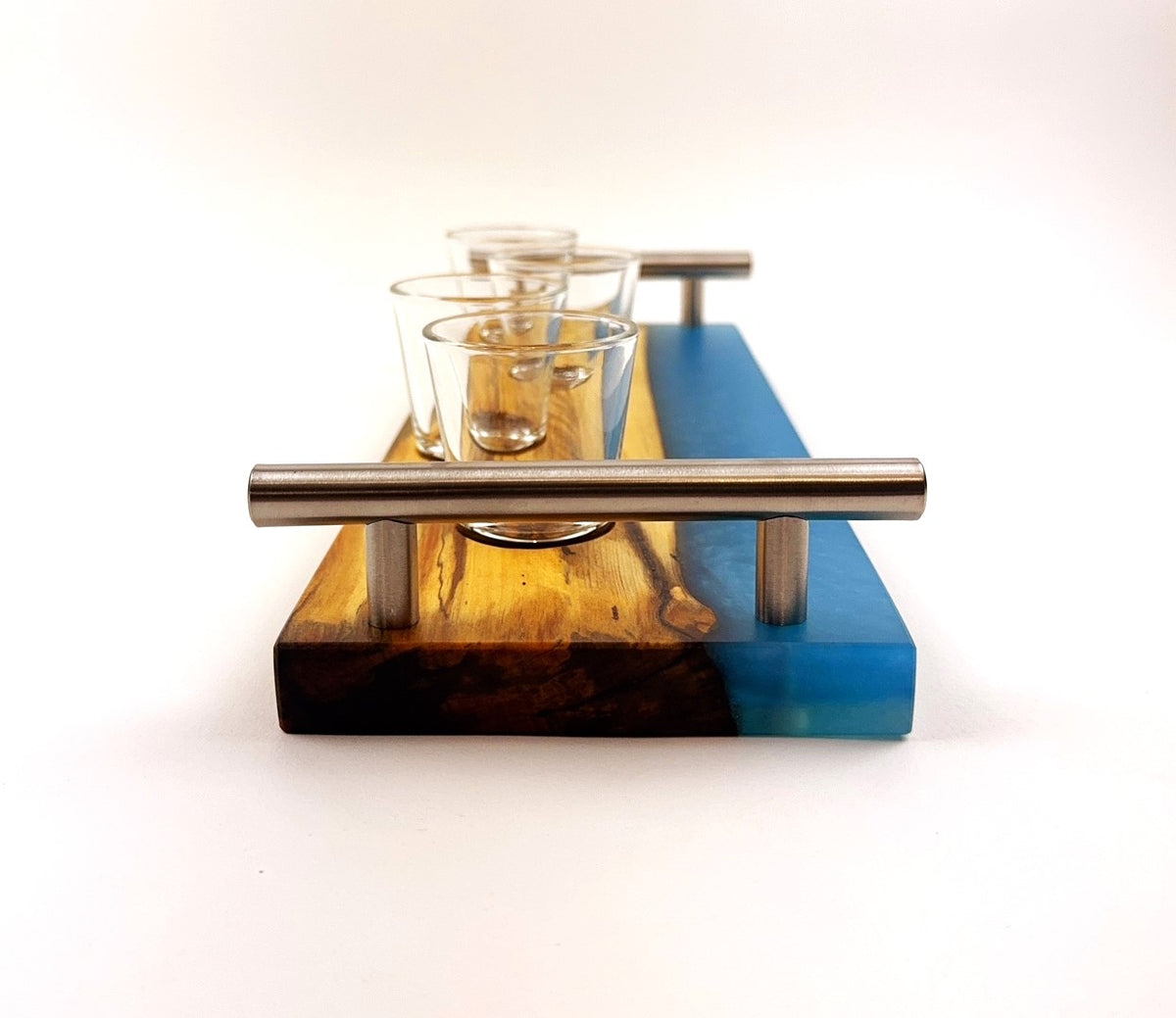 Spalted Maple Epoxy Resin Shot Serving Tray – The WoodenStone