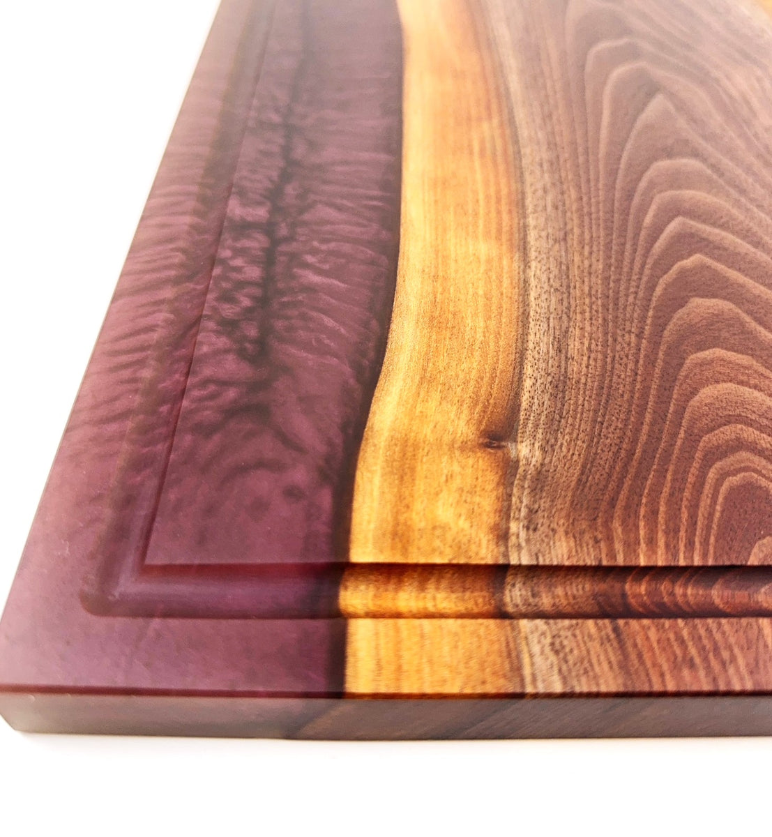 Walnut Epoxy Resin Cutting Board – The WoodenStone