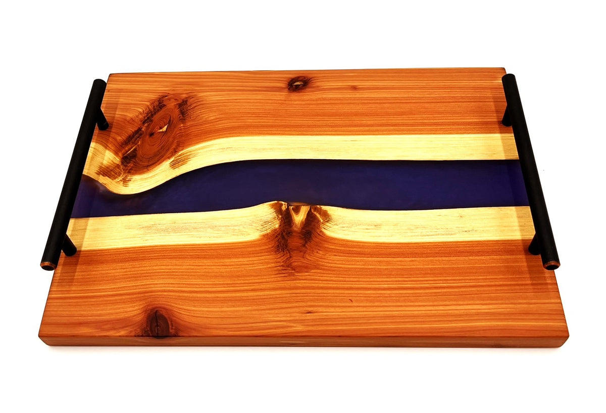 Red Cedar Epoxy Resin River Serving Tray – The WoodenStone