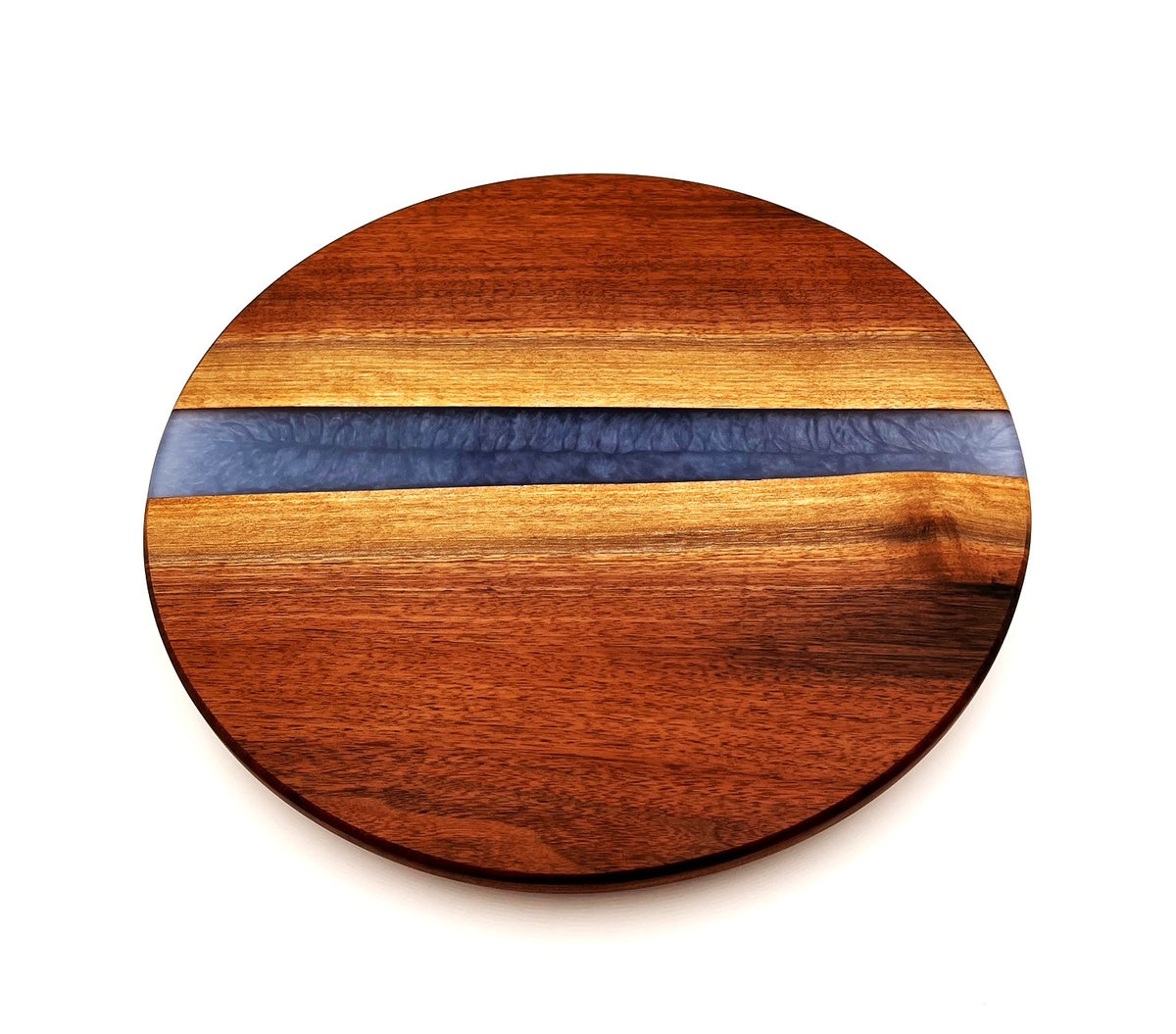 Walnut Epoxy Resin River Lazy Susan – The WoodenStone