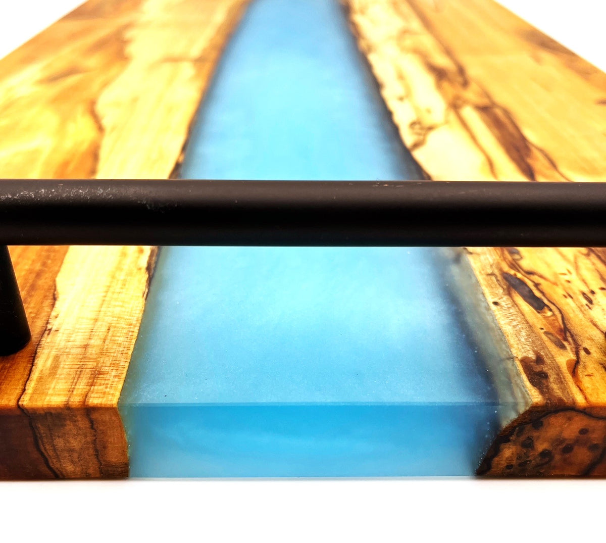 XL Spalted Maple Epoxy Resin River Serving Tray – The WoodenStone