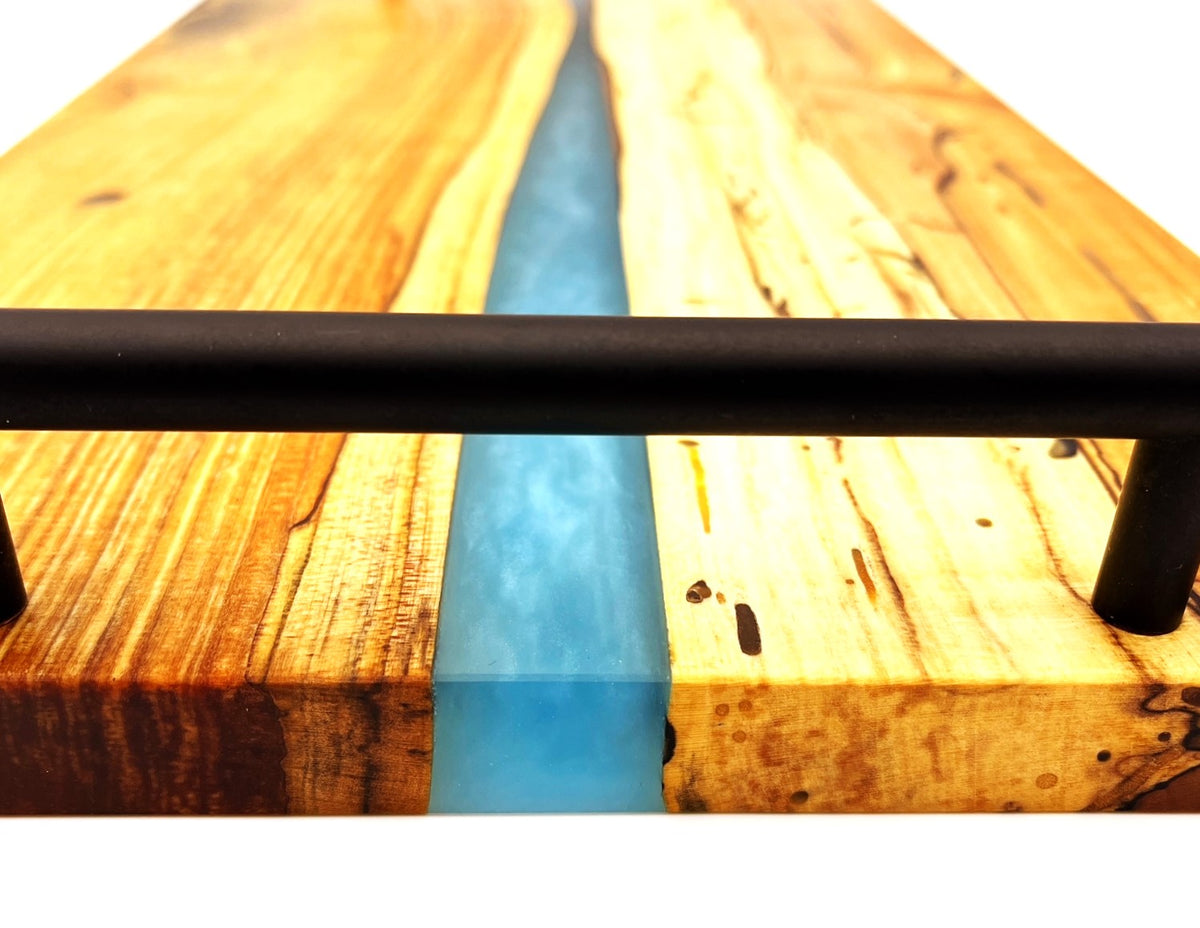 Spalted Maple Epoxy Resin River Serving Tray – The WoodenStone