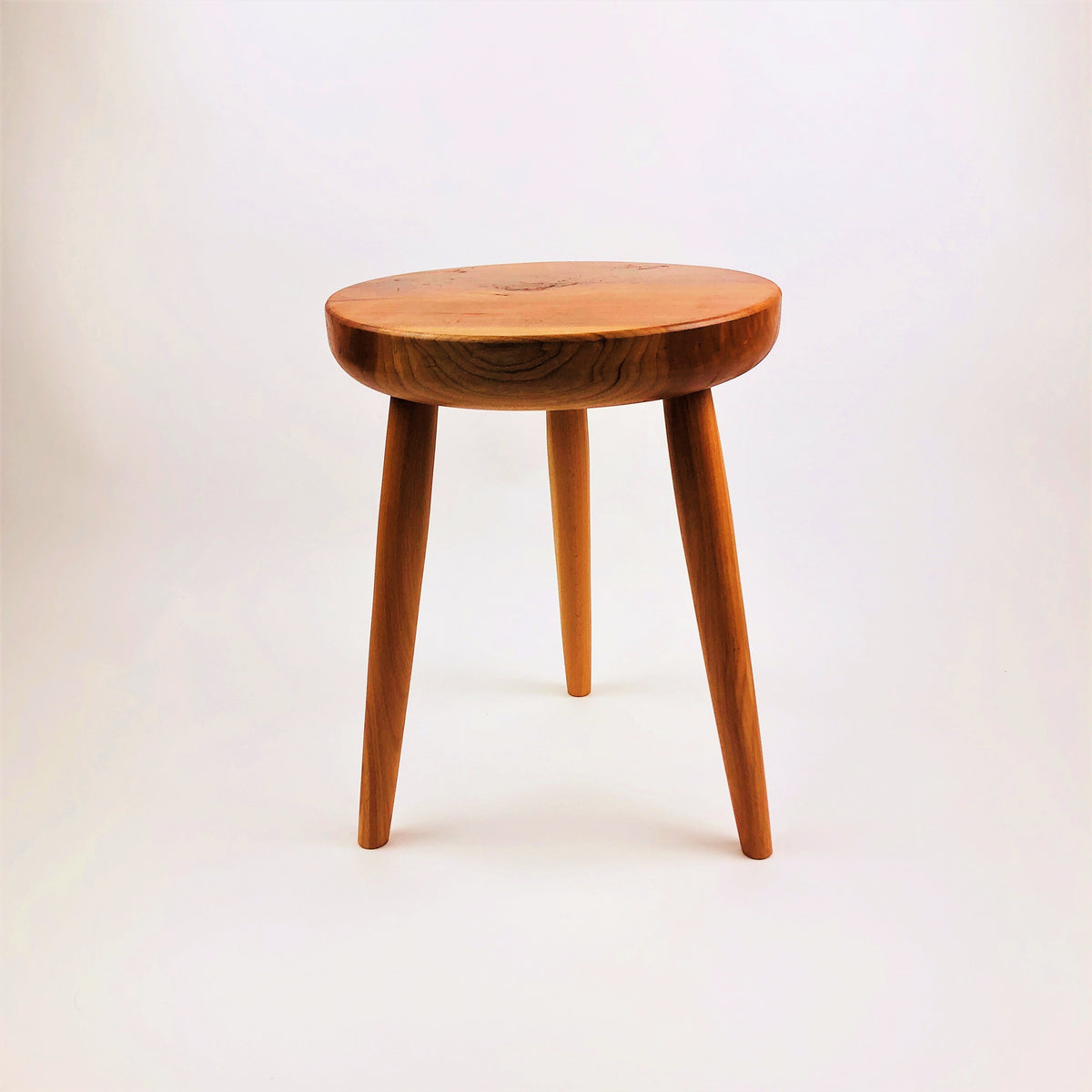 Cherry Stool with Beech Legs – The WoodenStone
