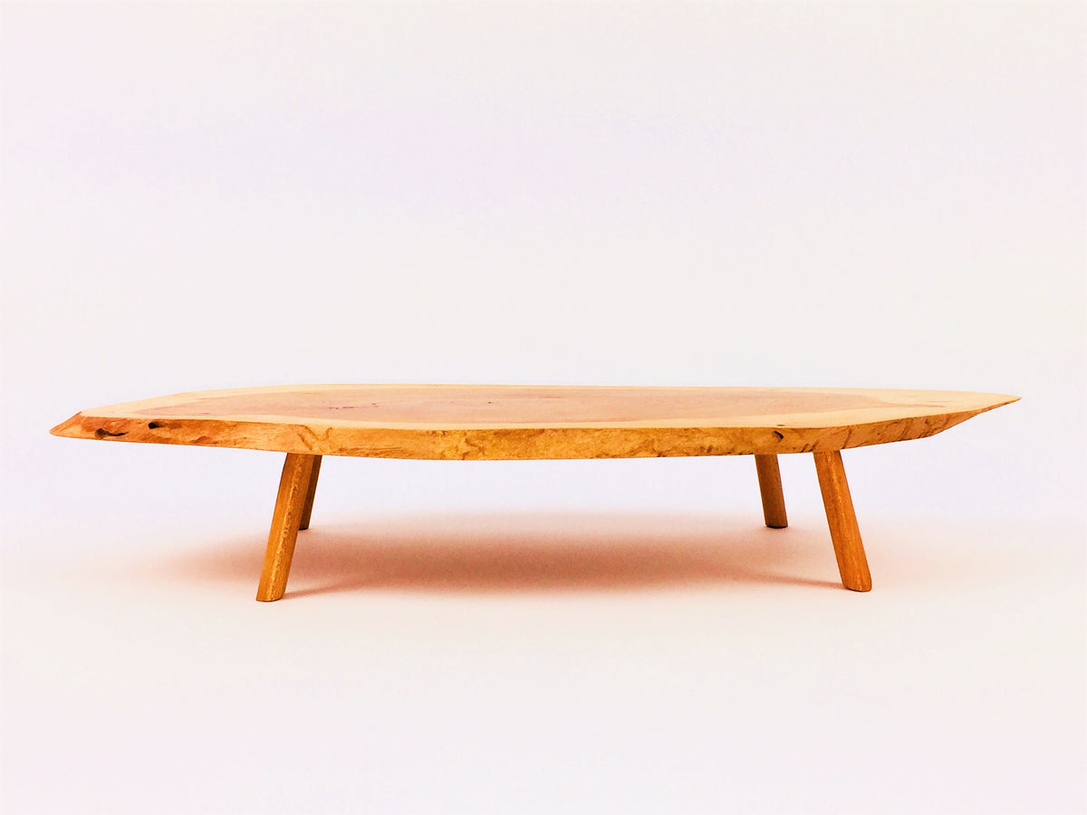 Live Edge Cherry Table With Cherry Legs – The WoodenStone